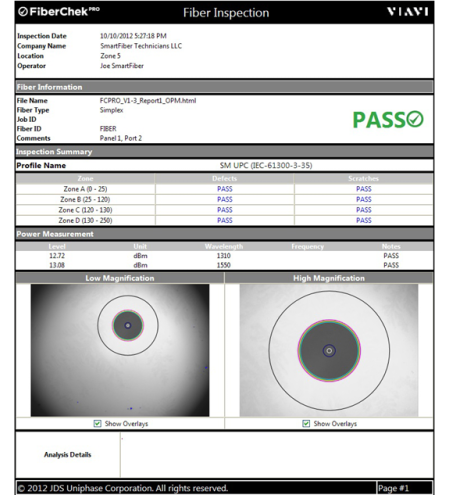 FibercheckPro inspection software