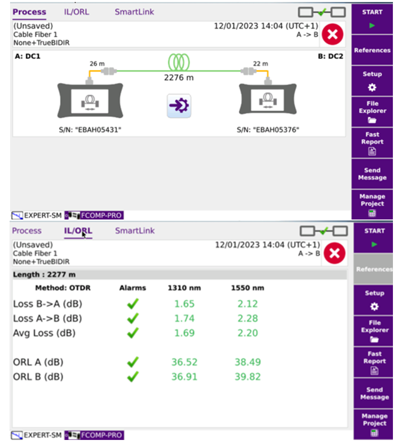 Applications for Bi-Directional Fiber Testing | FiberComplete PRO