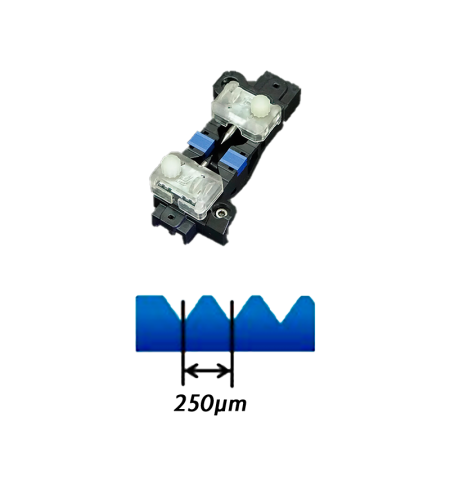 V groove for 250µm fiber | VG12-01